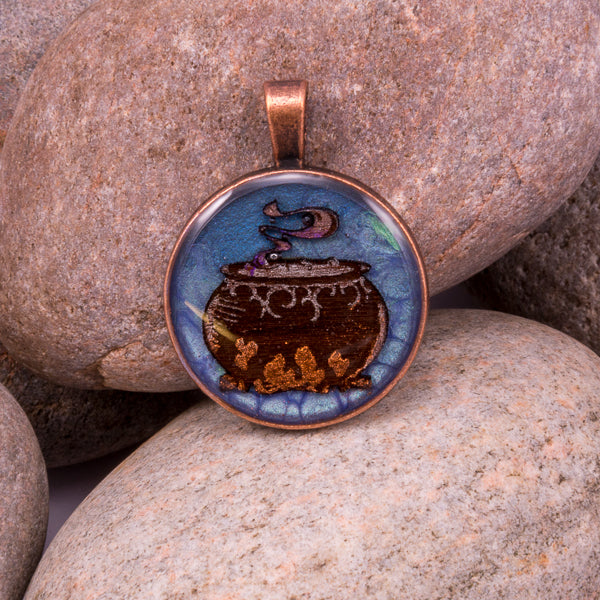 Witches Cauldron Pendant (#1217) – Jabbawocky Crafts